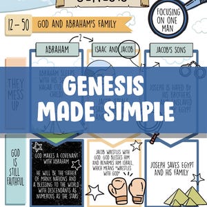 Genesis Made Simple Printables - Old Testament Made Simple Bible Study ...