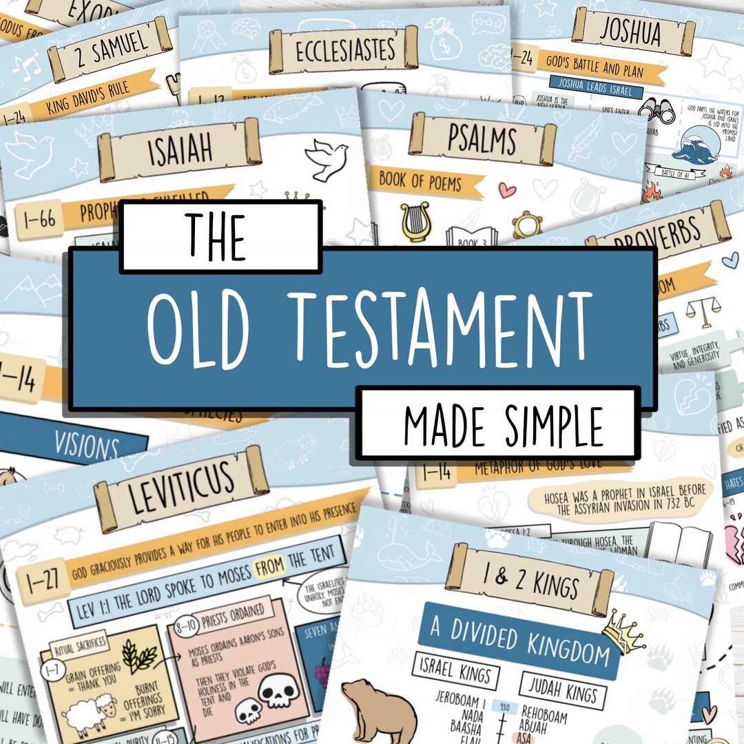 Old Testament Made Simple Bible Study Guide Easy to Use Bible Study ...