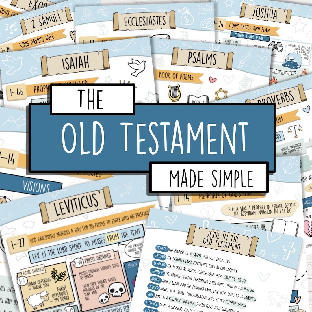 Old Testament Made Simple Bible Study Guide Easy to Use Bible Study ...