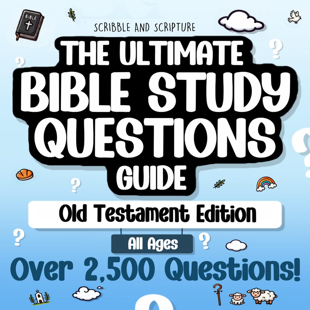 The Ultimate Bible Study Questions Guide: Old Testament Edition (all ...