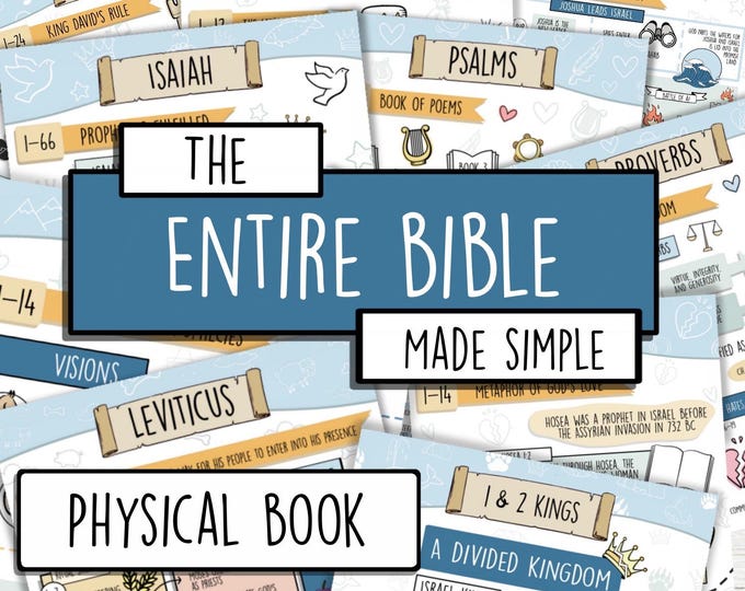 Entire Bible Made Simple Bible Study Guide Easy to Use Bible Study ...