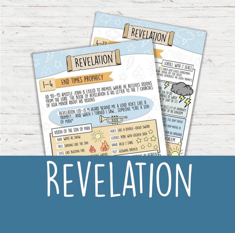 Book of Revelation Made Simple Printable New Testament Made Simple ...