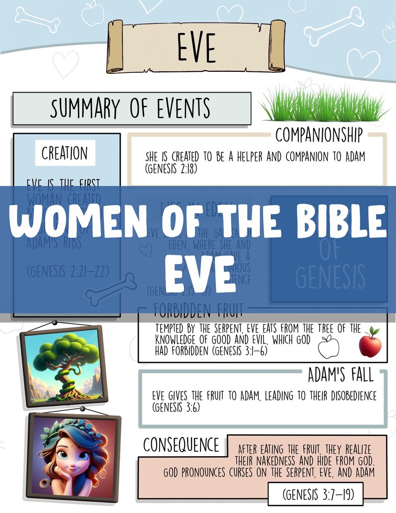 Women of the Bible: Eve Old Testament Made Simple Bible Study Guide ...