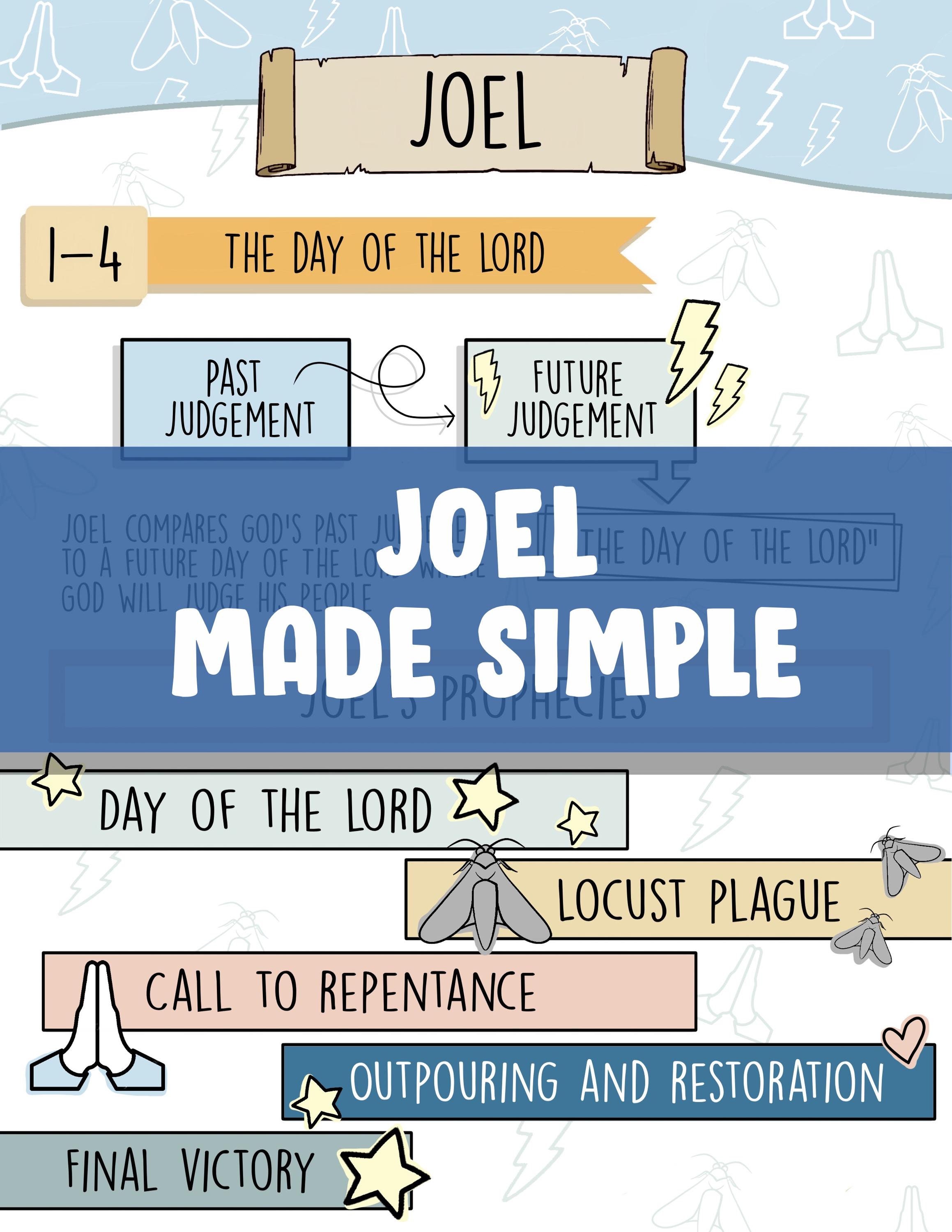 Book of Joel Made Simple Printable - Old Testament Made Simple Bible ...