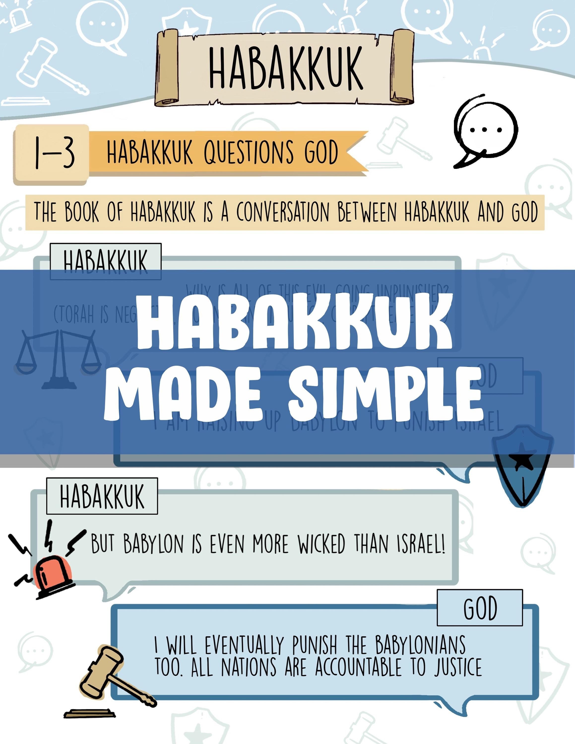 Book of Habakkuk Made Simple Printable - Old Testament Made Simple ...
