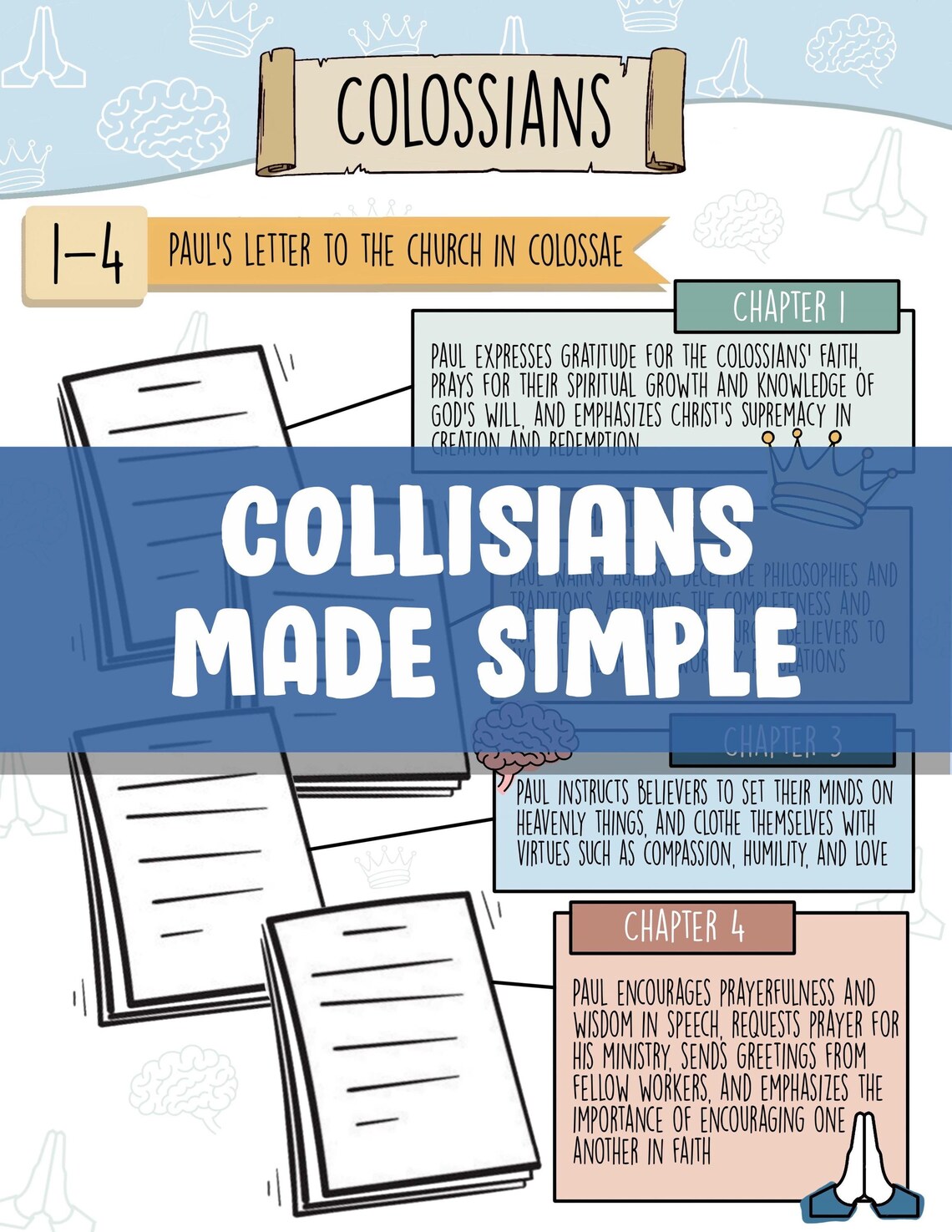 Book of Colossians Made Simple Printable - New Testament Made Simple ...
