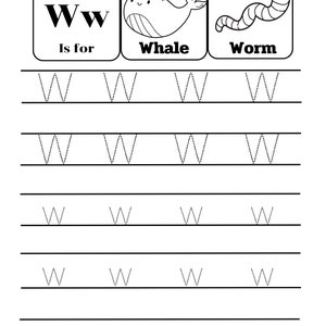 Alphabet Coloring Book Printable for Kids, Alphabet Coloring Pages ...