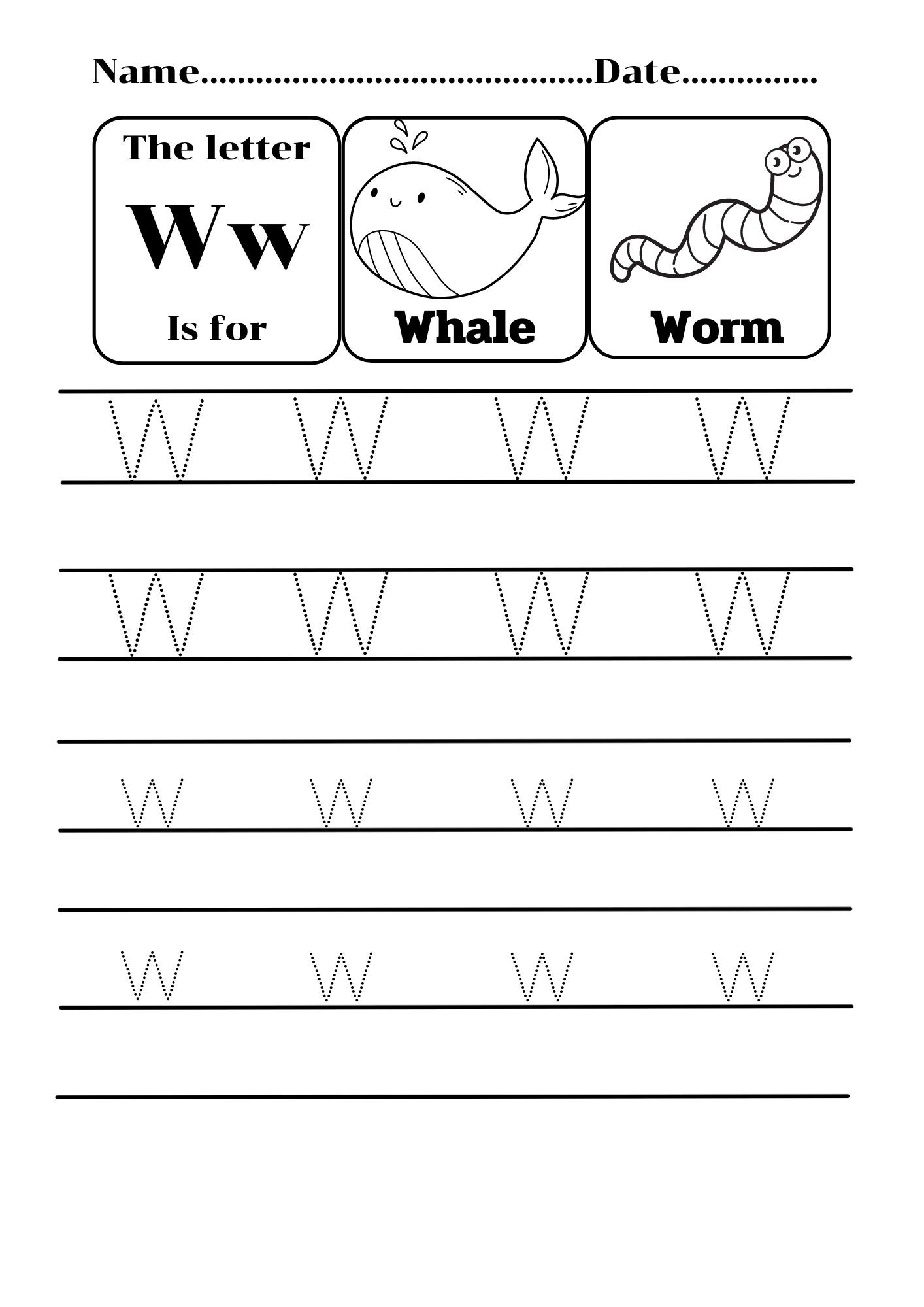 Alphabet Coloring Book Printable for Kids, Alphabet Coloring Pages ...