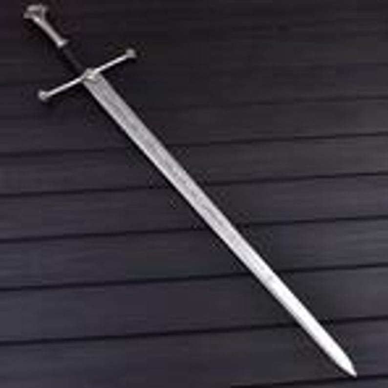 THE NARSIL SWORD Sword of Anduril Custom Handmade Stainless 440c Steel ...