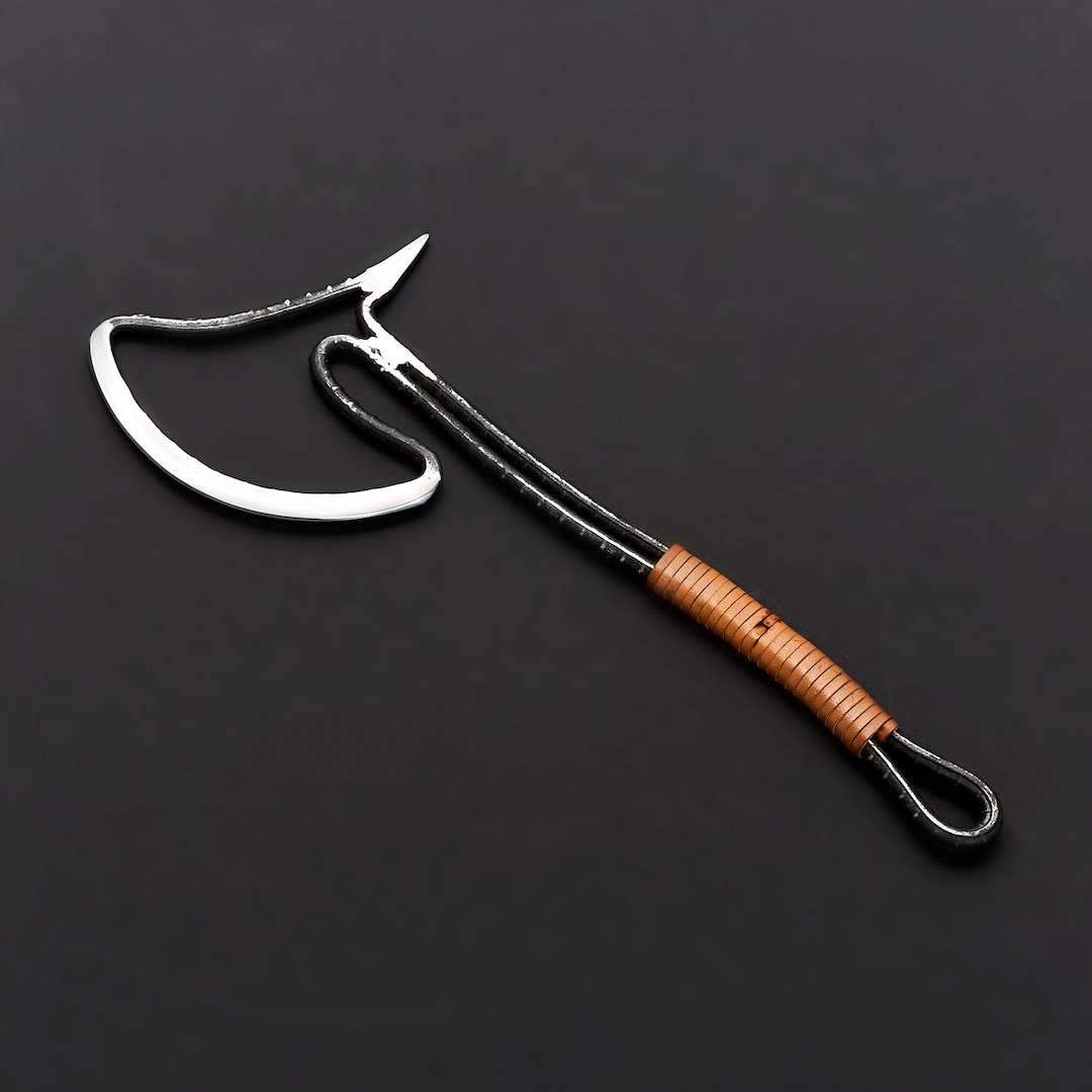 THE REBAR Rebar Steel Handmade Forged Rebar Steel Throwing Cosplay Axe ...