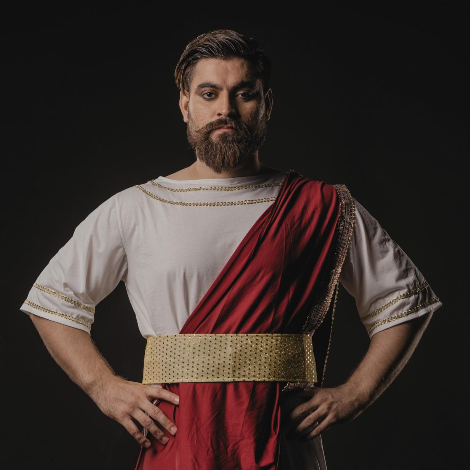Roman Toga Costume | Greek Senator Outfit for Him | Men’s Ancient Tunic ...
