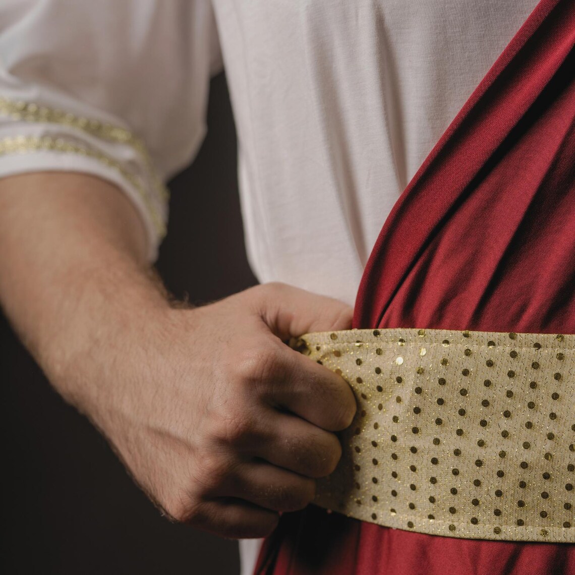 Roman Toga Costume | Greek Senator Outfit for Him | Men’s Ancient Tunic ...