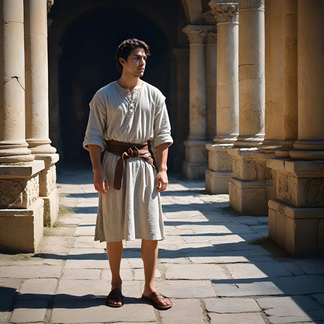 Roman Men's Cosplay Costume | Ancient Gladiator Medieval Tunic ...