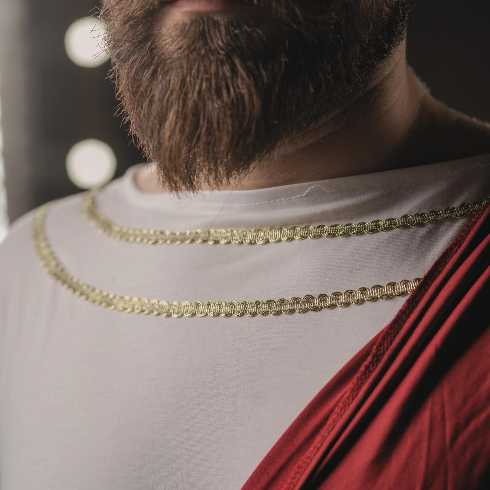 Roman Toga Costume | Greek Senator Outfit for Him | Men’s Ancient Tunic ...