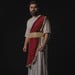 Roman Toga Costume | Greek Senator Outfit for Him | Men’s Ancient Tunic ...