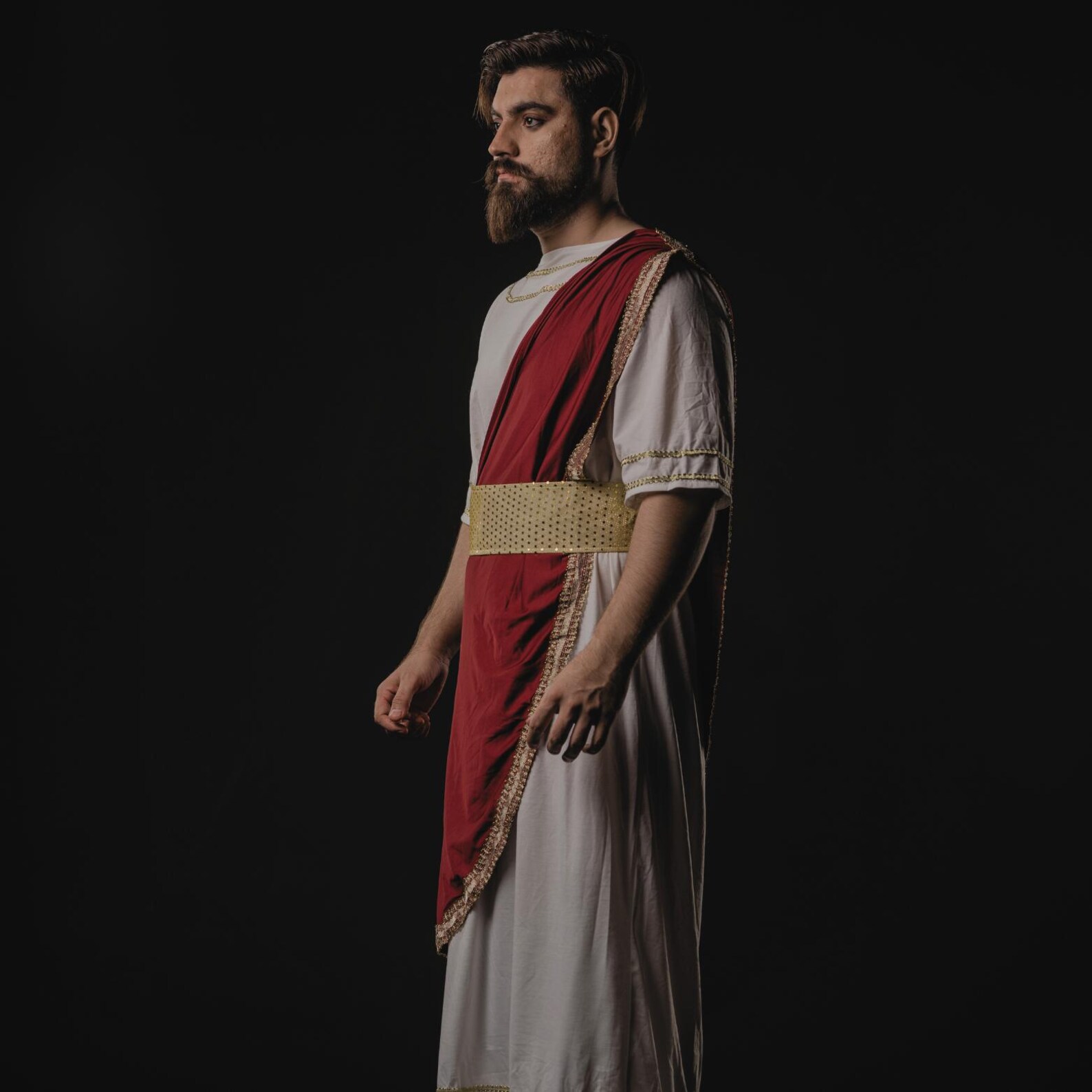 Roman Toga Costume | Greek Senator Outfit for Him | Men’s Ancient Tunic ...