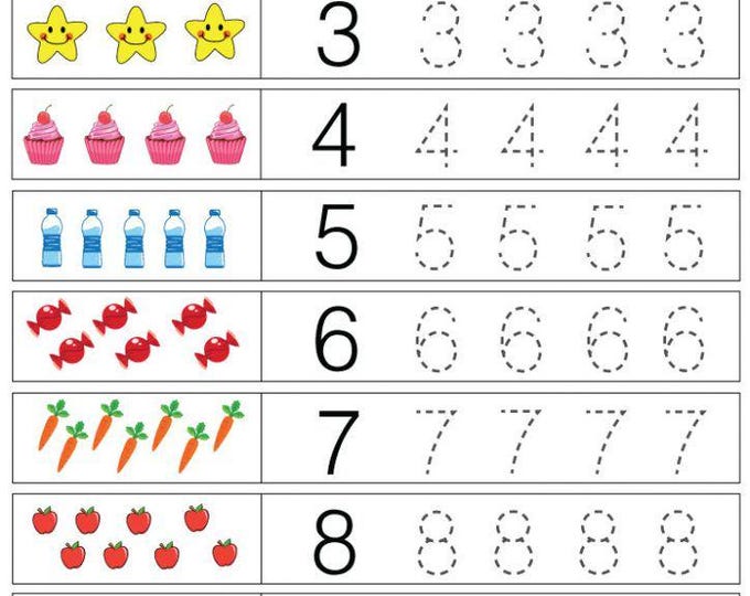 Kids Coloring Book for Writing, Practice and Color - Etsy