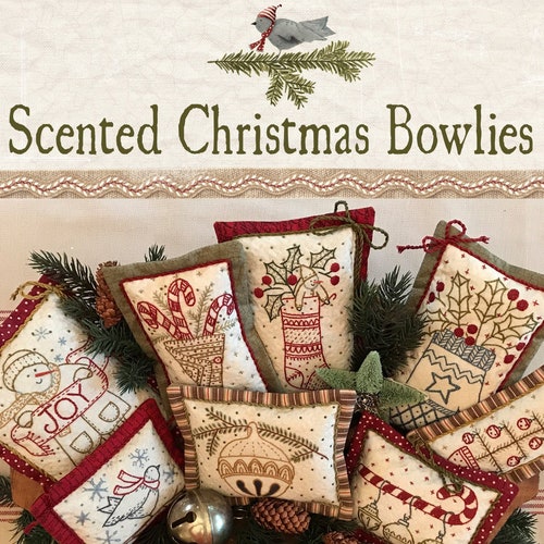 Scented Christmas Bowlies PDF DOWNLOAD PATTERN - Etsy