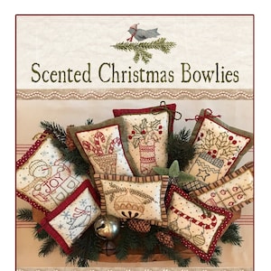 Scented Christmas Bowlies PDF DOWNLOAD PATTERN - Etsy