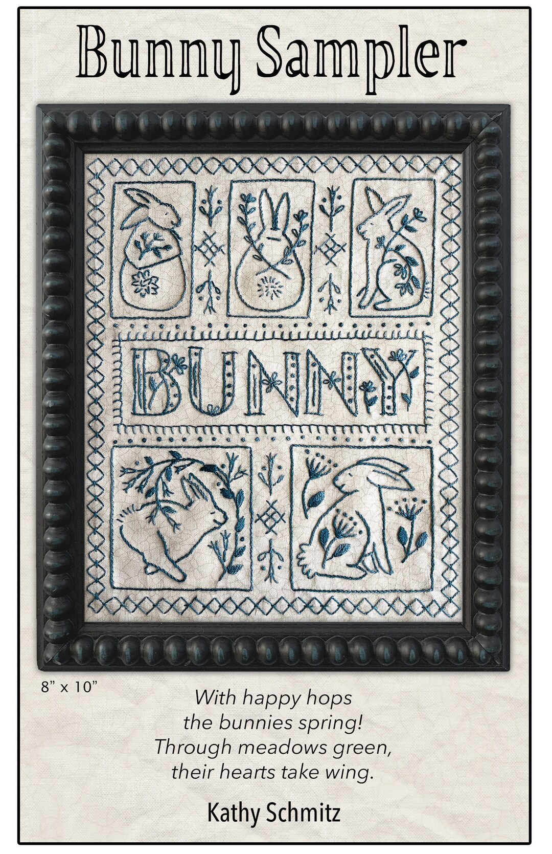 Bunny Sampler Hand Embroidery Pattern - Etsy
