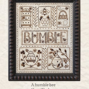 Bumble Sampler Hand Embroidery Pattern - Etsy UK