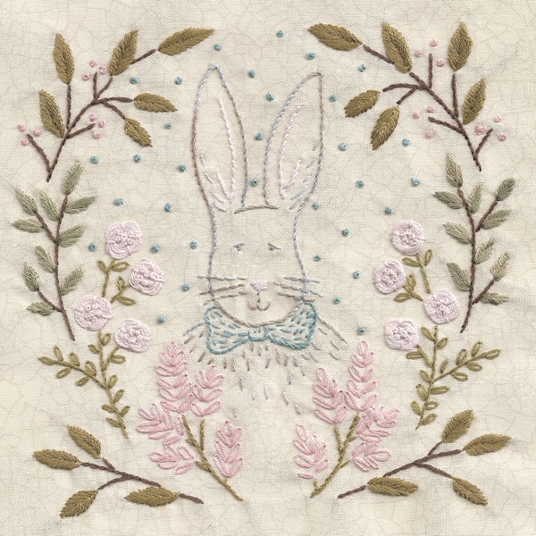 Rabbit Hand Embroidery Pattern - Etsy