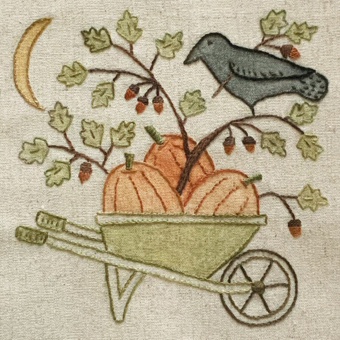 77 the Great Pumpkin Haul Hand Embroidery PDF Pattern With a - Etsy