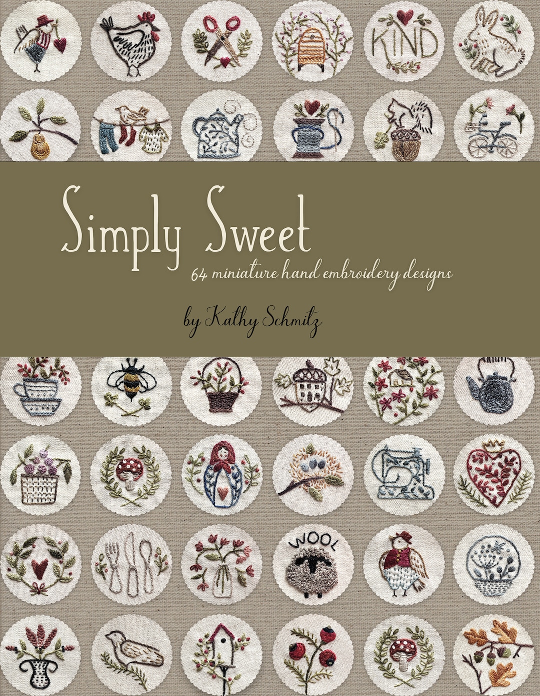 Simply Sweet 64 Miniature Embroidery Designs PDF Download Book - Etsy