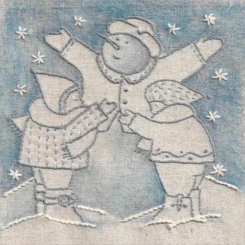 Snow Friends Embroidery Pattern - Etsy