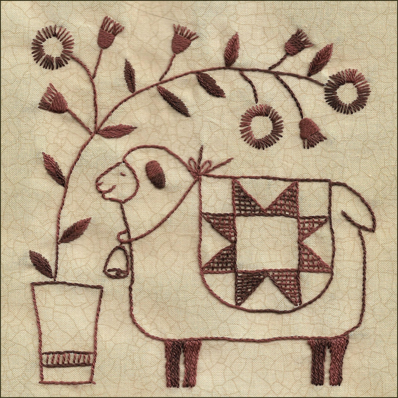 63 Wooly Ewe and Embroidery Pattern - Etsy
