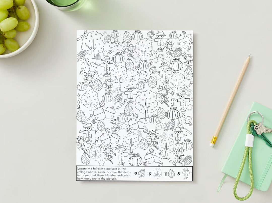 Autumn I Spy Kids Activity | Printable PDF for Home, Daycare, School L ...