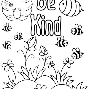 Kid's Kindness Coloring Pages - 10 Pages of Fun, Educational Printable ...