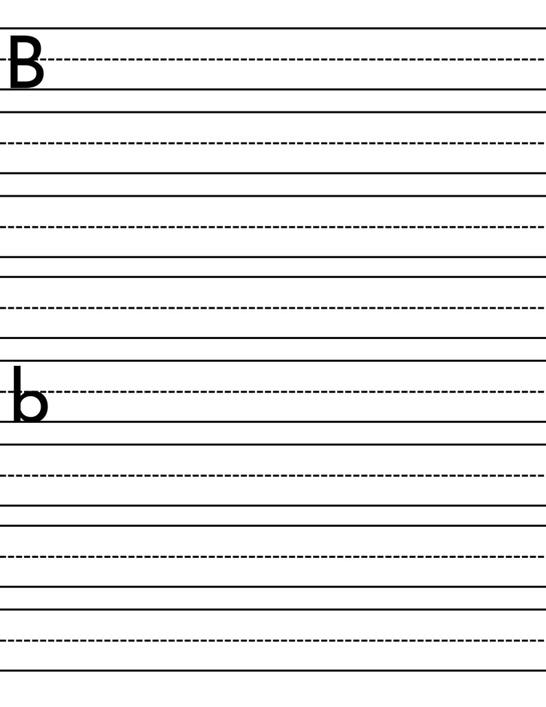 Printable Kids Alphabet Coloring Book and Letter Writing Guide (digital ...