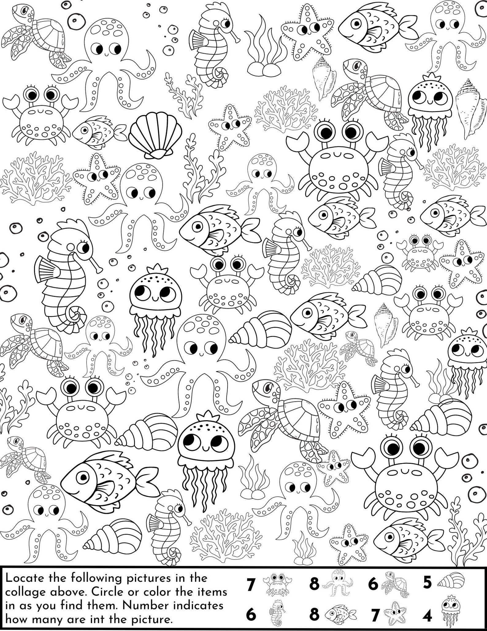 3 Instant Download Kids Summer I Spy Games | Fun Printable Activity ...