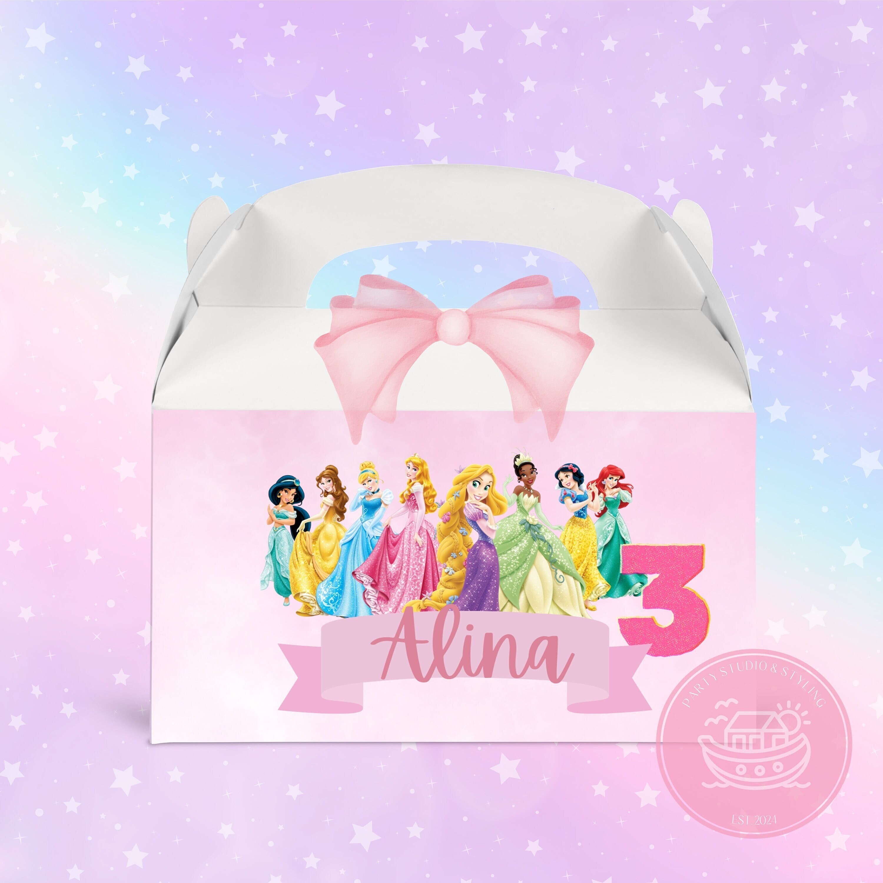 Disney Princess Gable Box - Goodie Box, Made-to-order Boxes - Etsy