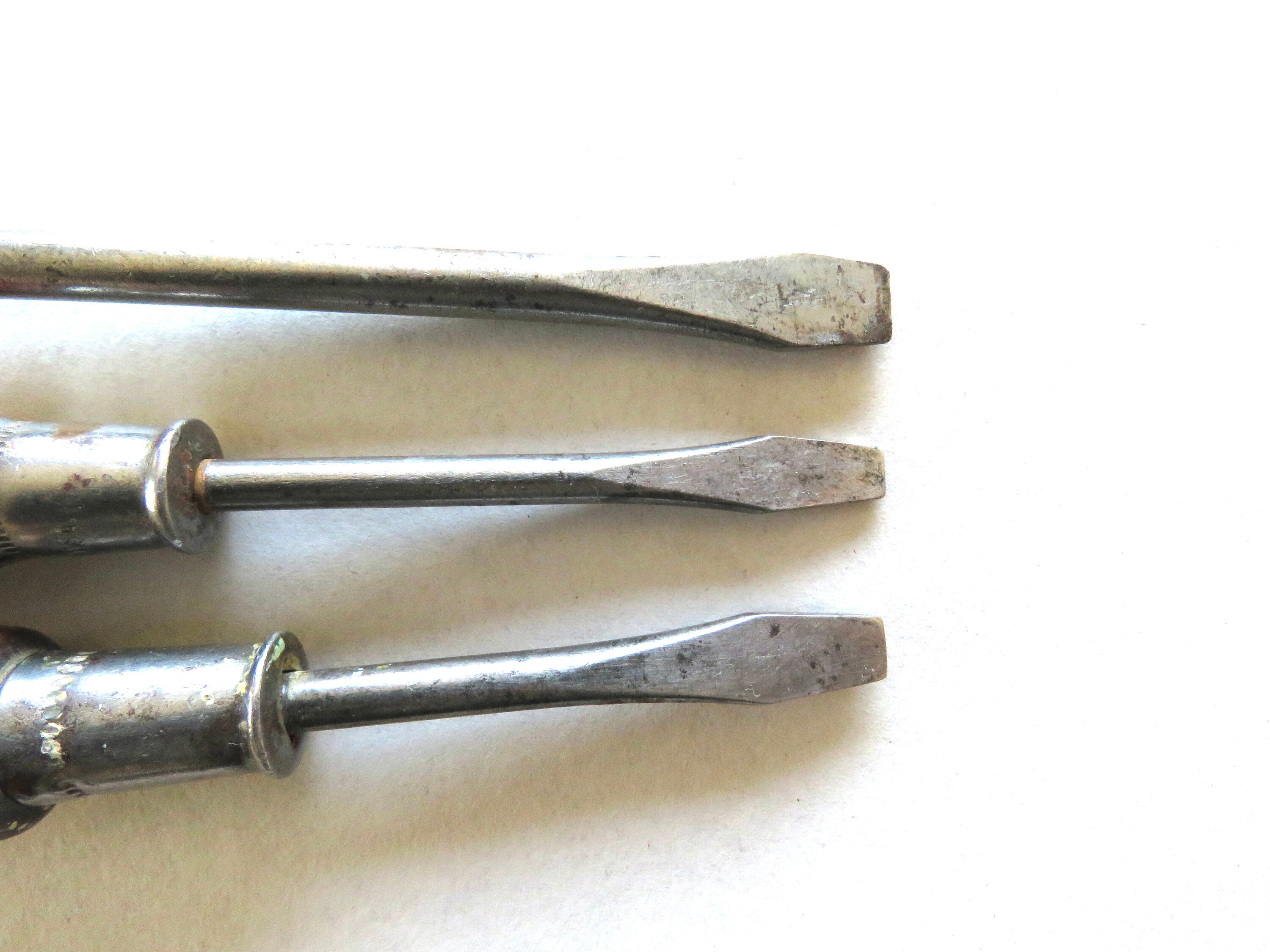 Vintage Screwdriver With Wood Handle Long Midcentury Tools - Etsy