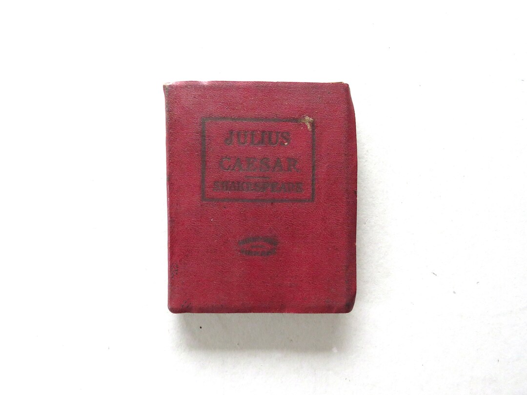 Antique Julius Caesar by William Shakespeare Little Leather Library - Etsy