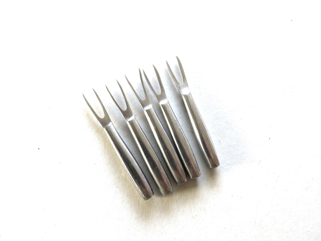 Vintage Stainless Cocktail Mini Forks Servers Made in Italy Set of 5 - Etsy