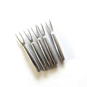 Vintage Stainless Cocktail Mini Forks Servers Made in Italy Set of 5 - Etsy