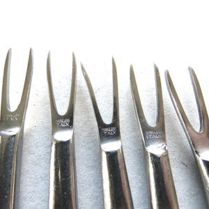 Vintage Stainless Cocktail Mini Forks Servers Made in Italy Set of 5 - Etsy