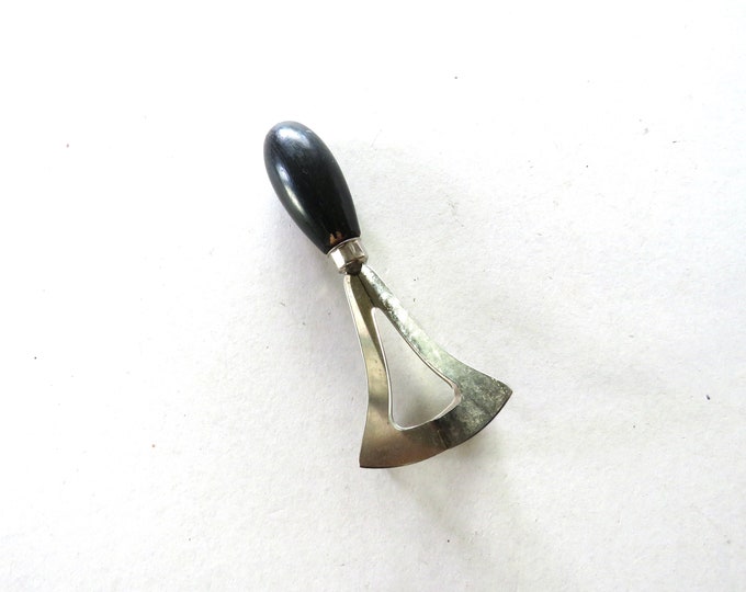 Vintage Kitchen Chopper EKCO Atomic Retro Black Wood Stainless Steel ...