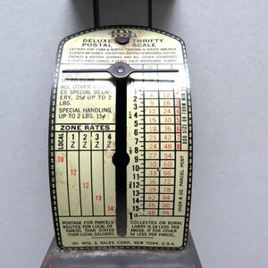 Vintage Mini Postal Scale - IDL Deluxe Thrifty Postal Scale, Made in ...