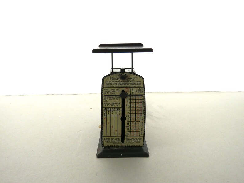 Vintage Mini Postal Scale IDL Deluxe Thrifty Postal Scale - Etsy