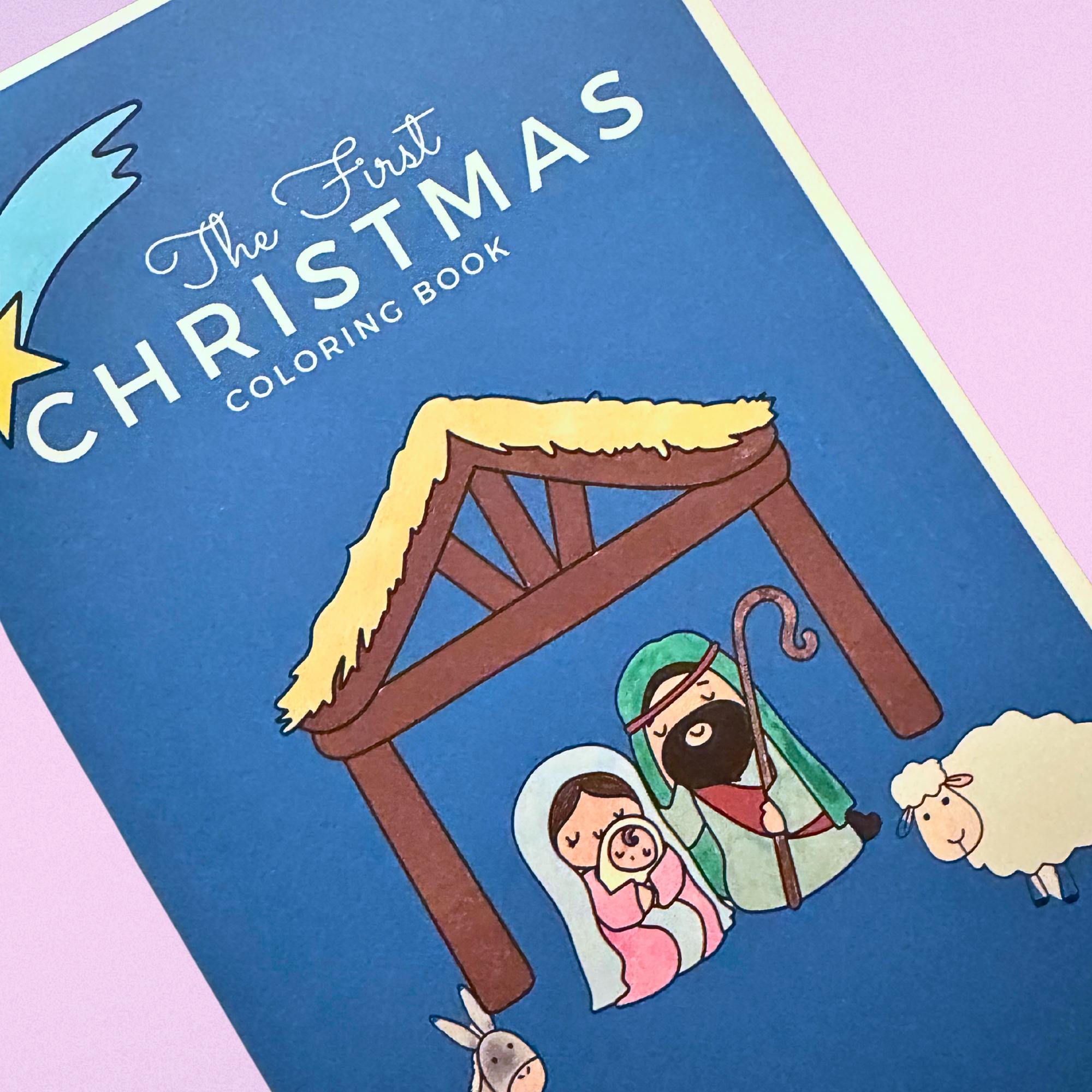 El Primer Libro Para Colorear De Navidad - Imprimible - Etsy