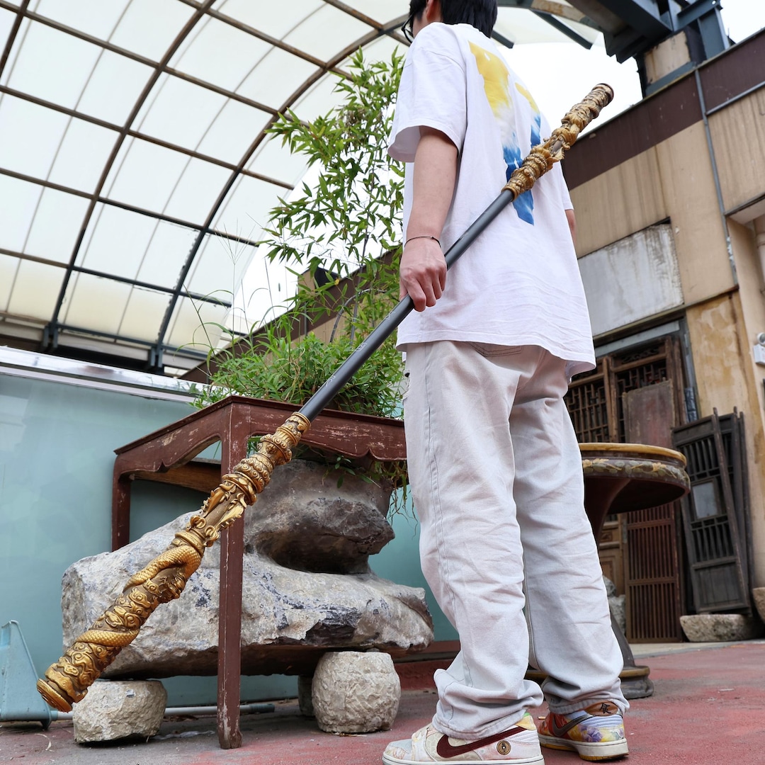 Ruyi Jingu Bang From Black Myth: Wukong Wepan Replica, Semi-metal ...