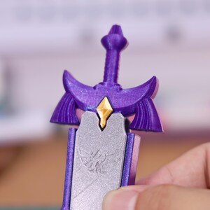 3D Printed Master Sword Fidget Toy- Inspired by Zelda, Stress Relief ...