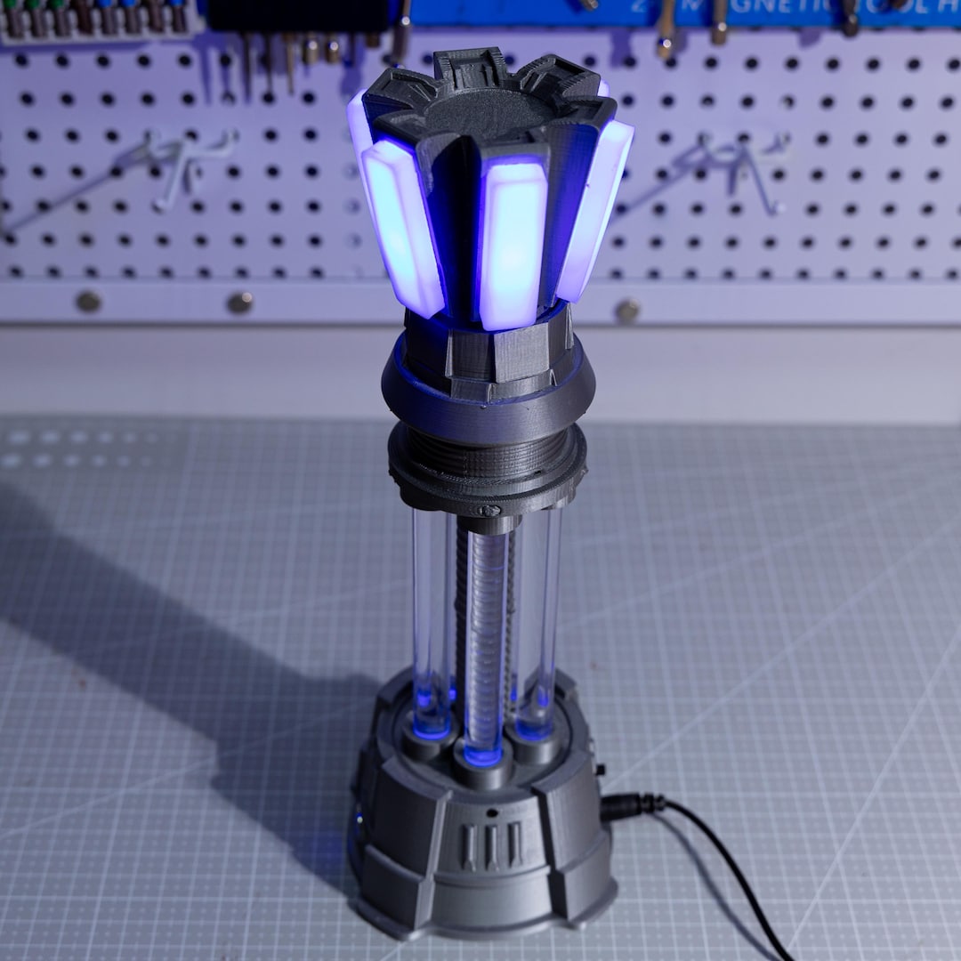 Red Alert Prism Tower Lamp – 3D Printed PLA Moving Model – Iconic ...