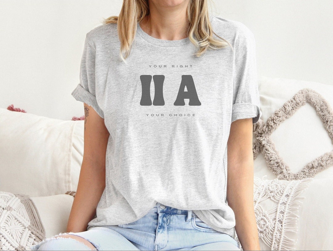 Your Right 2A Your Choice Dark Font Unisex Jersey Short Sleeve Tee ...