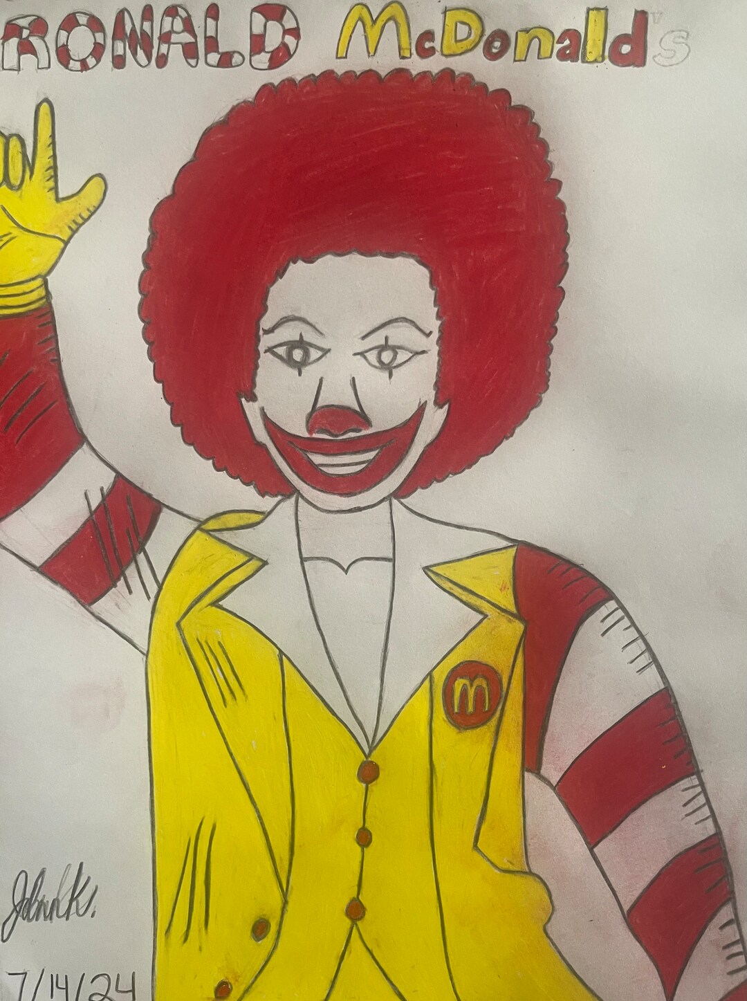 Ronald Mcdonald Artwork - Etsy