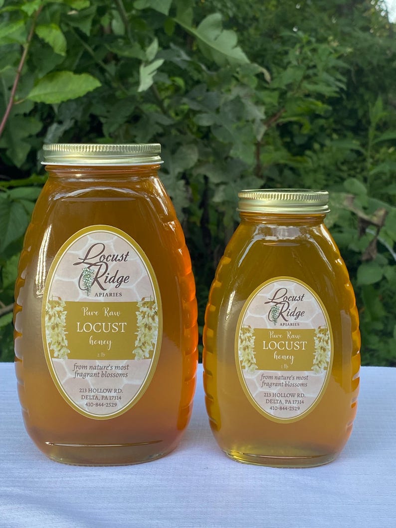 Pure Raw Unfiltered Locust Honey / Amish Local Honey / From Nature’s ...